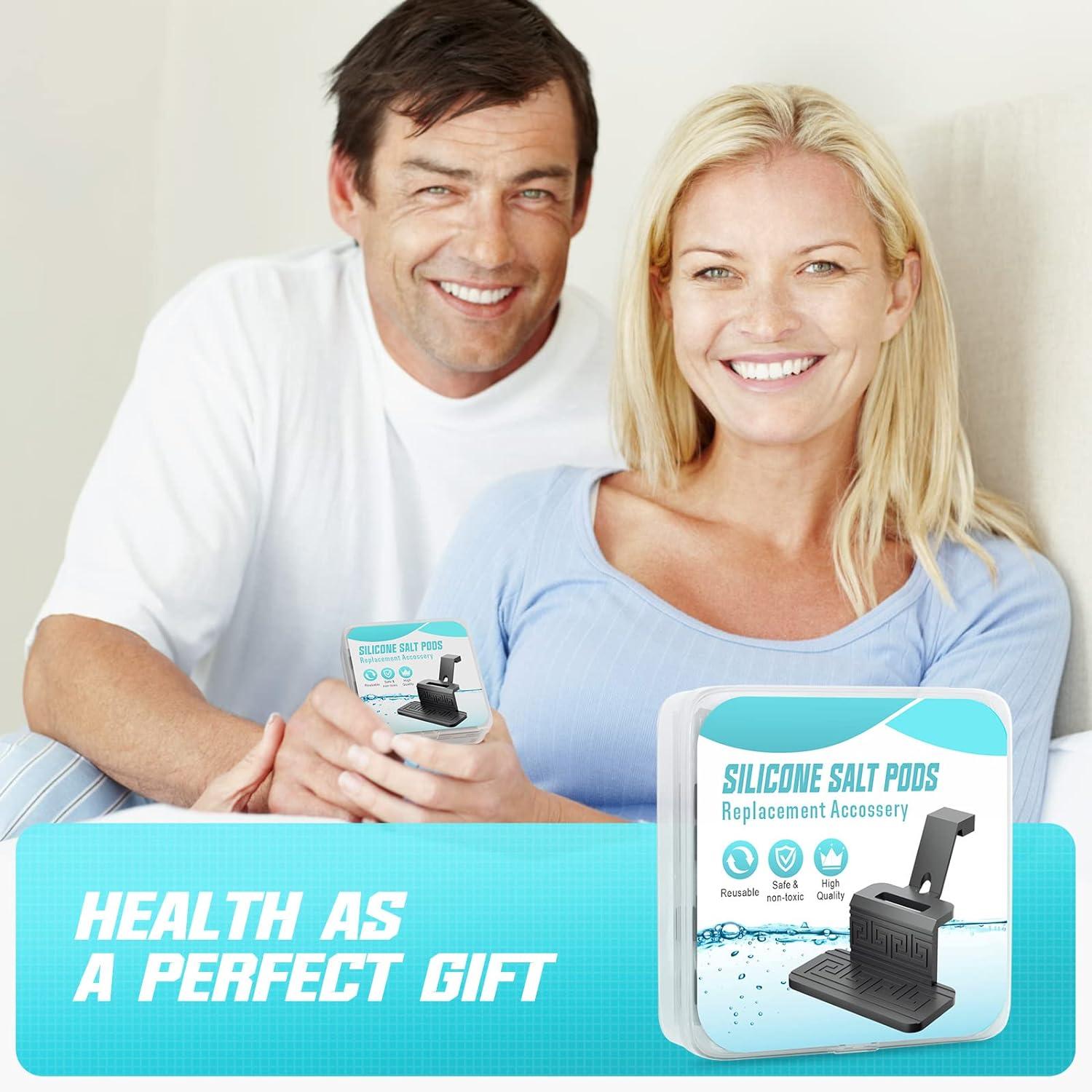 FireAnt 16 Pack Silicone Salt Pods Refills for Navage Nasal Care ...