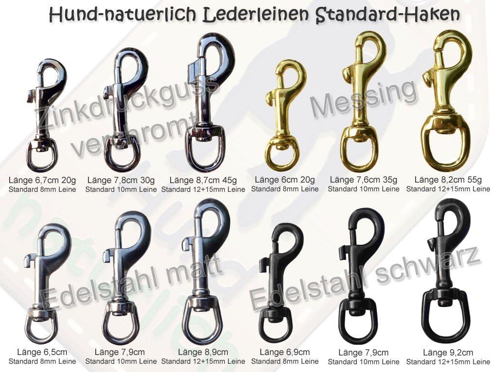 Premium Fat Leather Line - 1m 1.35m 2.20m 3m - Chrome or Brass Hook (1 ...