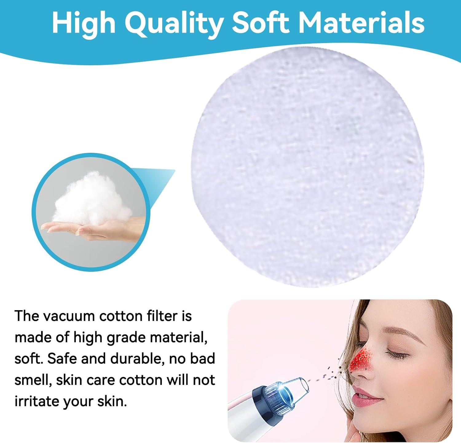 100pcs Microdermabrasion Filters 7 Sizes Cotton Filter Round Filtering ...