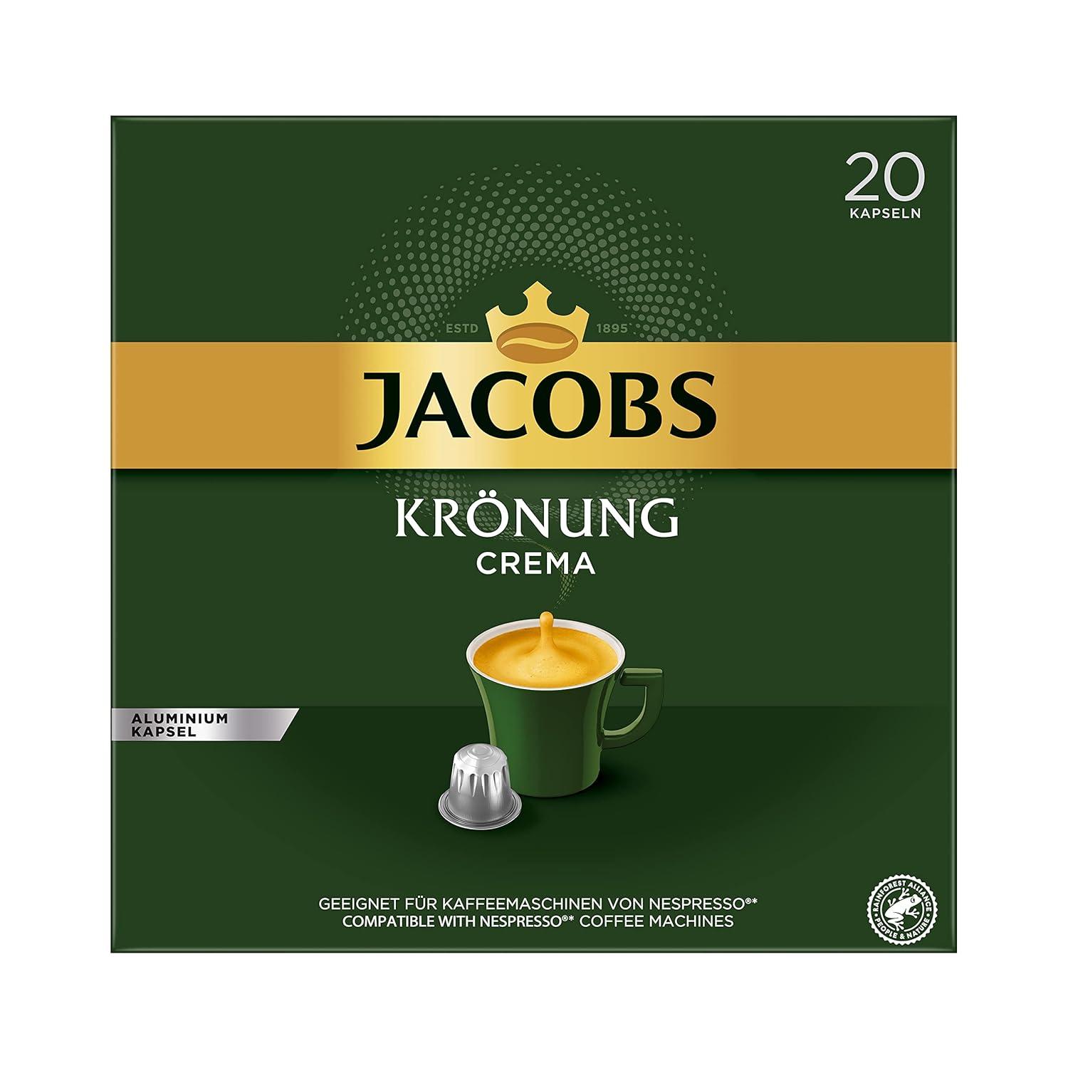 Jacobs 120 Nespresso Compatible Coffee Capsules - 6 Varieties in ...