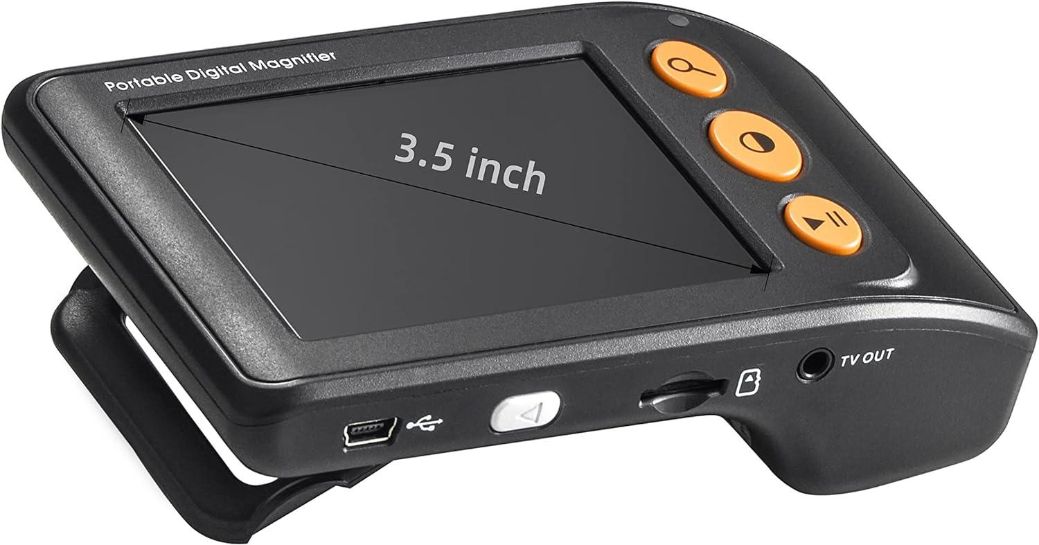 3.5 Portable Digital Magnifier - Low Vision Reading Aid, 2.25X ...