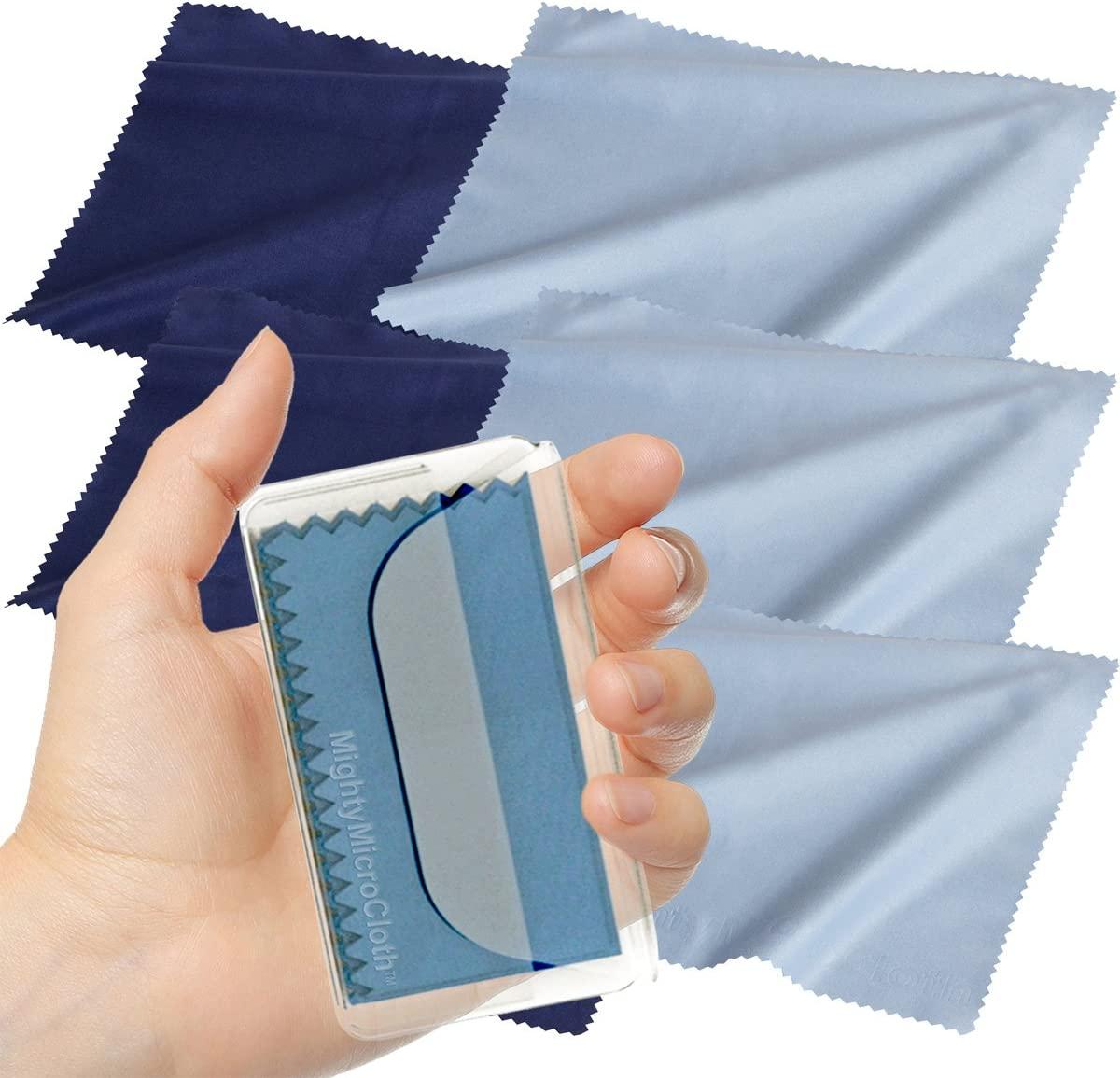 MightyMicroCloth 10x10 Lens Cleaning Cloths 6 Pack Large - Royal Blue ...