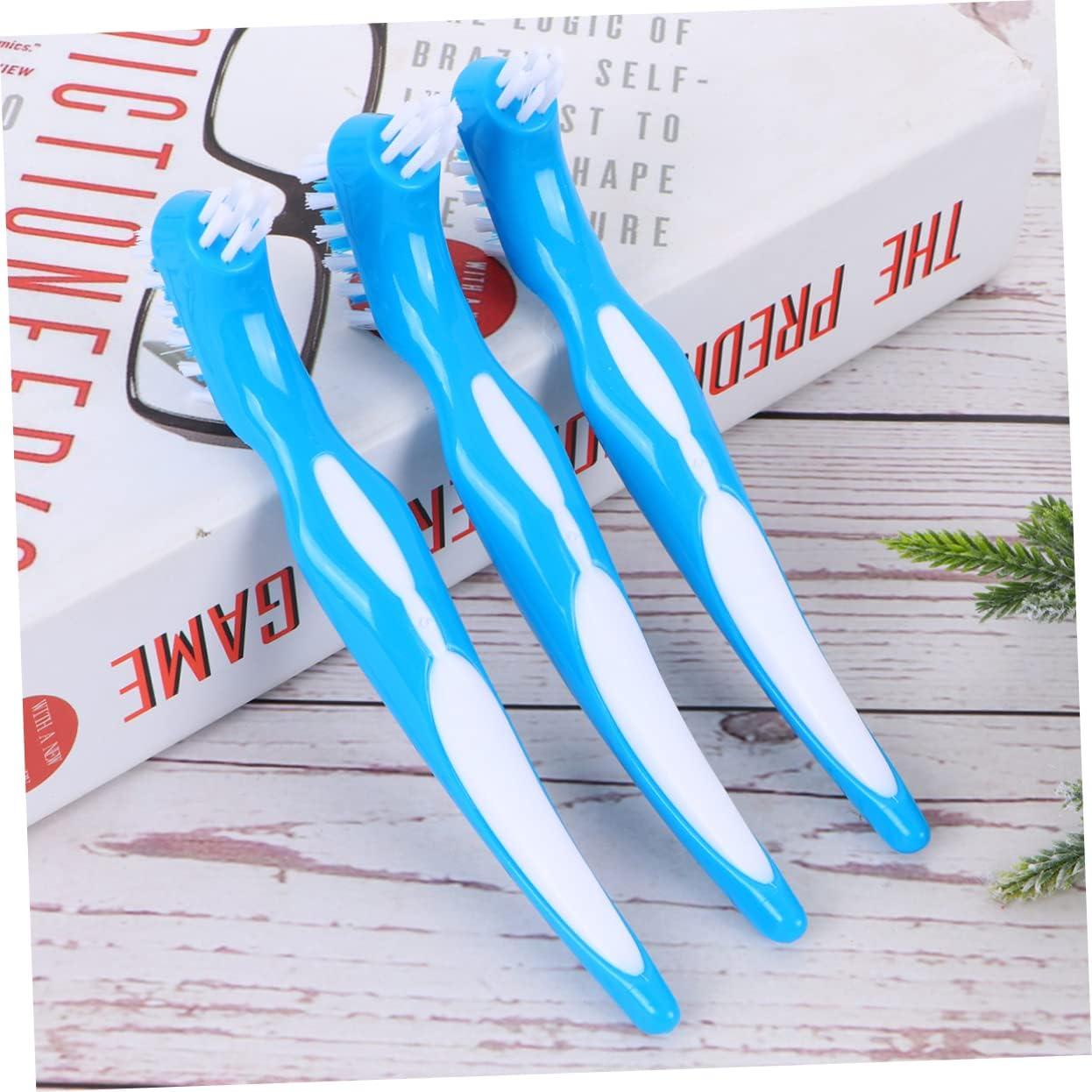 Minkissy 6 Pcs Double-Sided Toothbrushes for Denture Care | Best ...