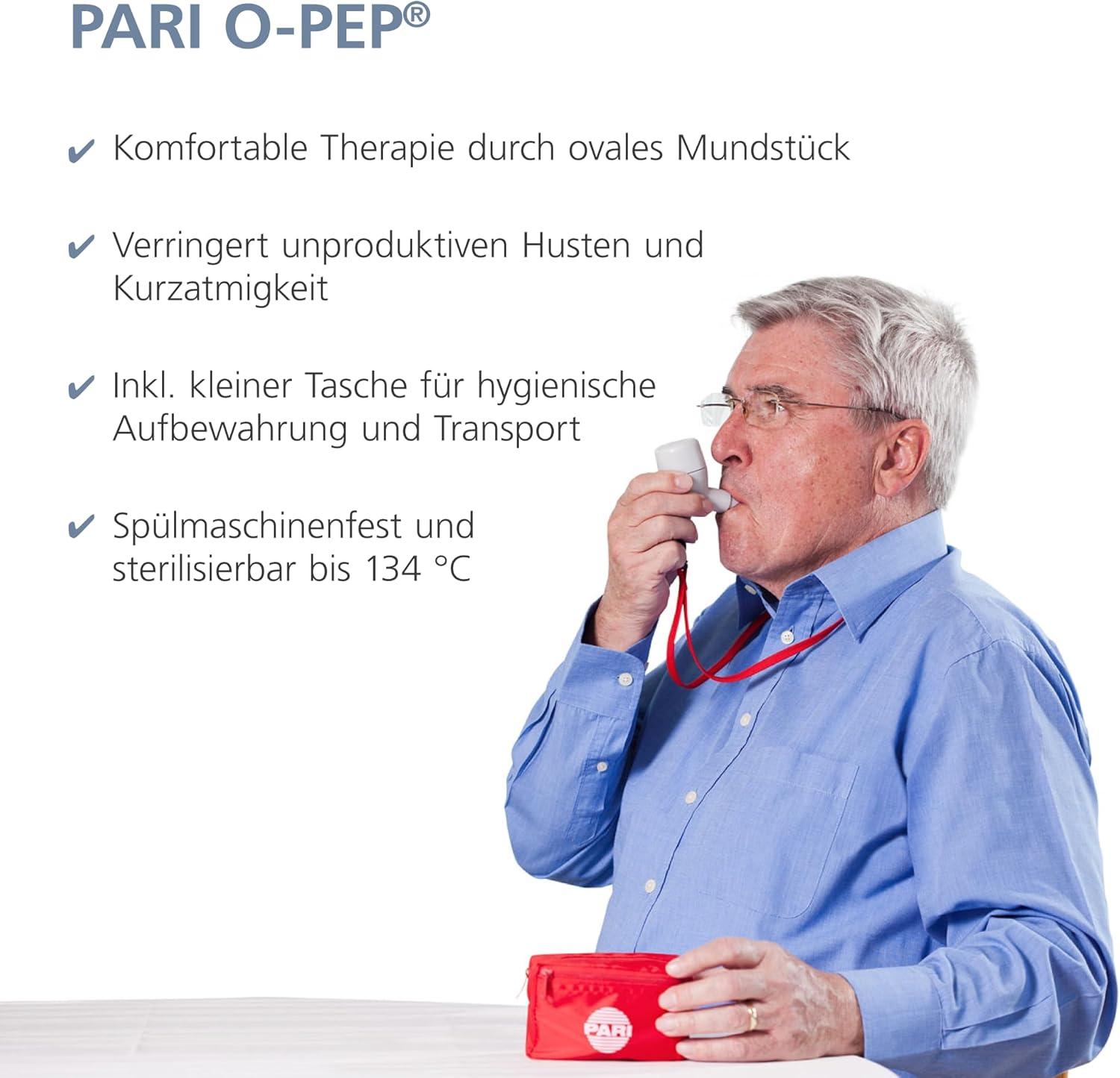 Pari O-Pep Breathing Therapy Device for Adults & Children 5+ | Lung ...