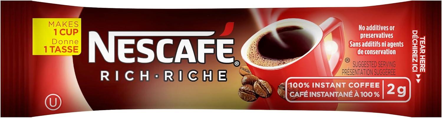 NESCAFE Rich Instant Coffee Single Serve Instant Coffee Packets 2kg ...