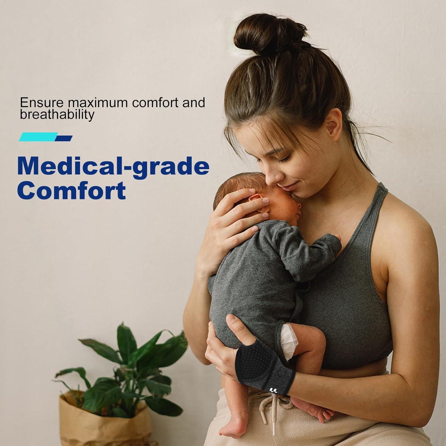 Fitomo Wrist Support Strap with Soft Thumb Opening for Mild Carpal ...