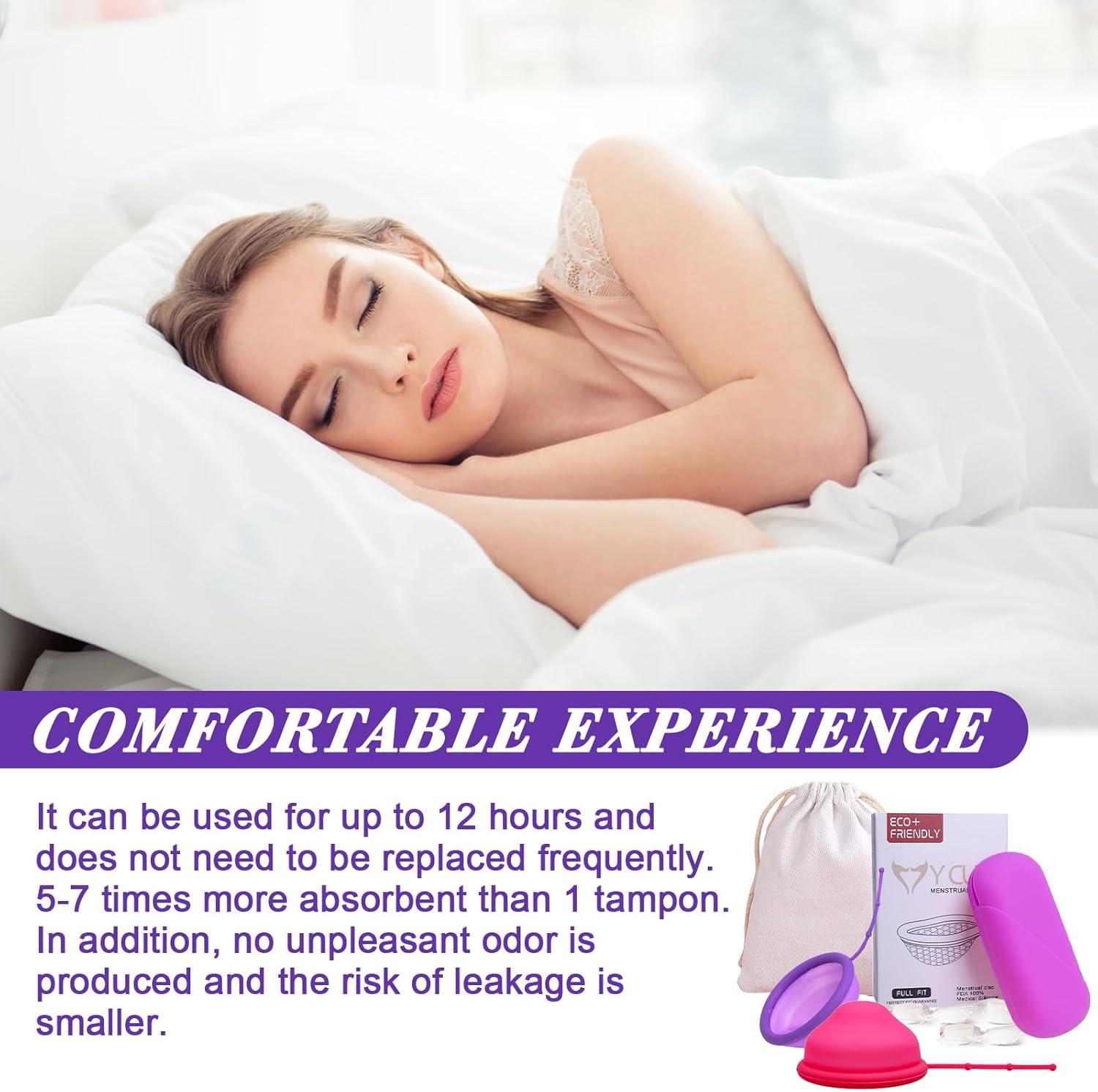 FCXQG Original Periodic Disc - Menstrual Disc in Two Sizes for Ultimate ...