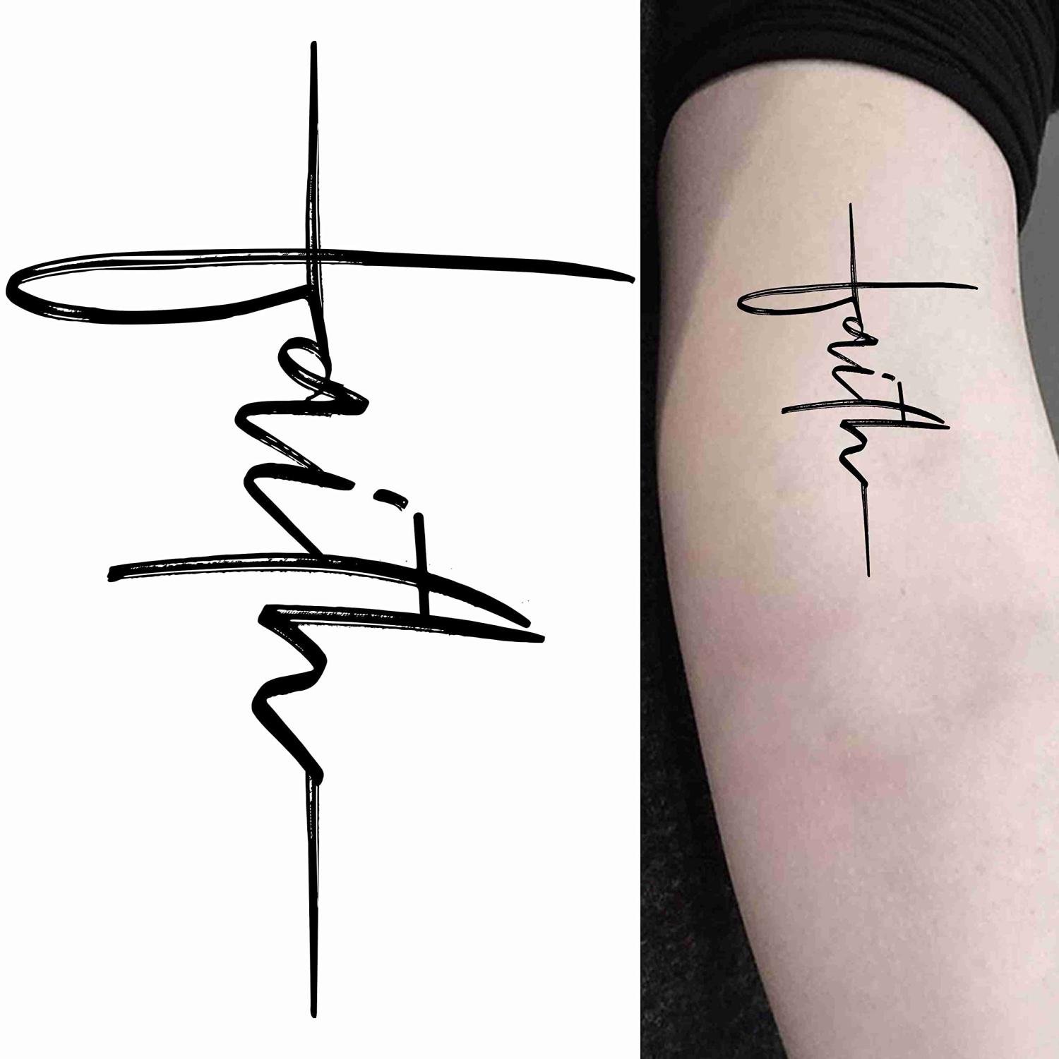 Faith Cross Tattoos On Wrist