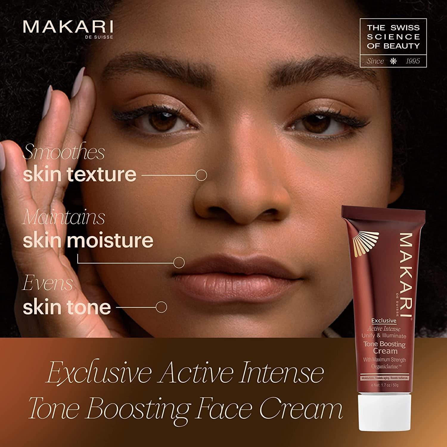 Makari Exclusive Active Intense Tone Boosting Face Cream 1.7 oz | Skin ...