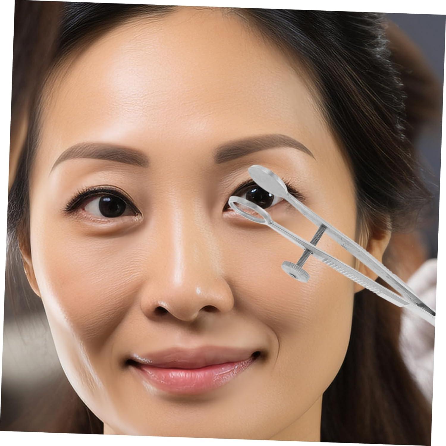 POPETPOP Forceps Clip Ins Tweezer Lash Remover Metal Chalazion Forcep ...