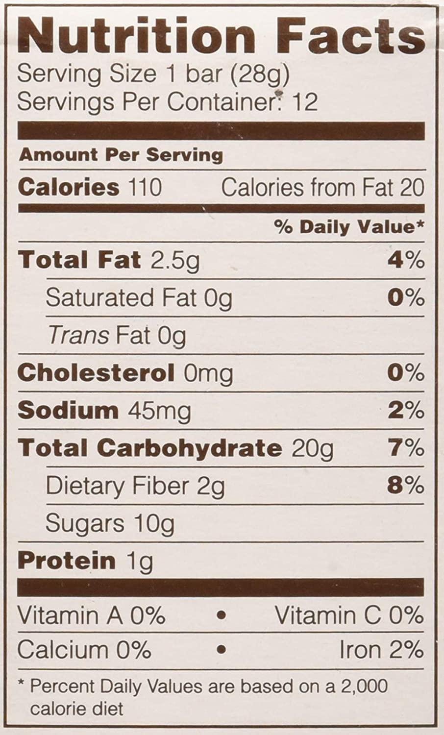 Nature's Bakery Whole Wheat Fig Bars Original Fig Vegan Non-GMO Snack ...