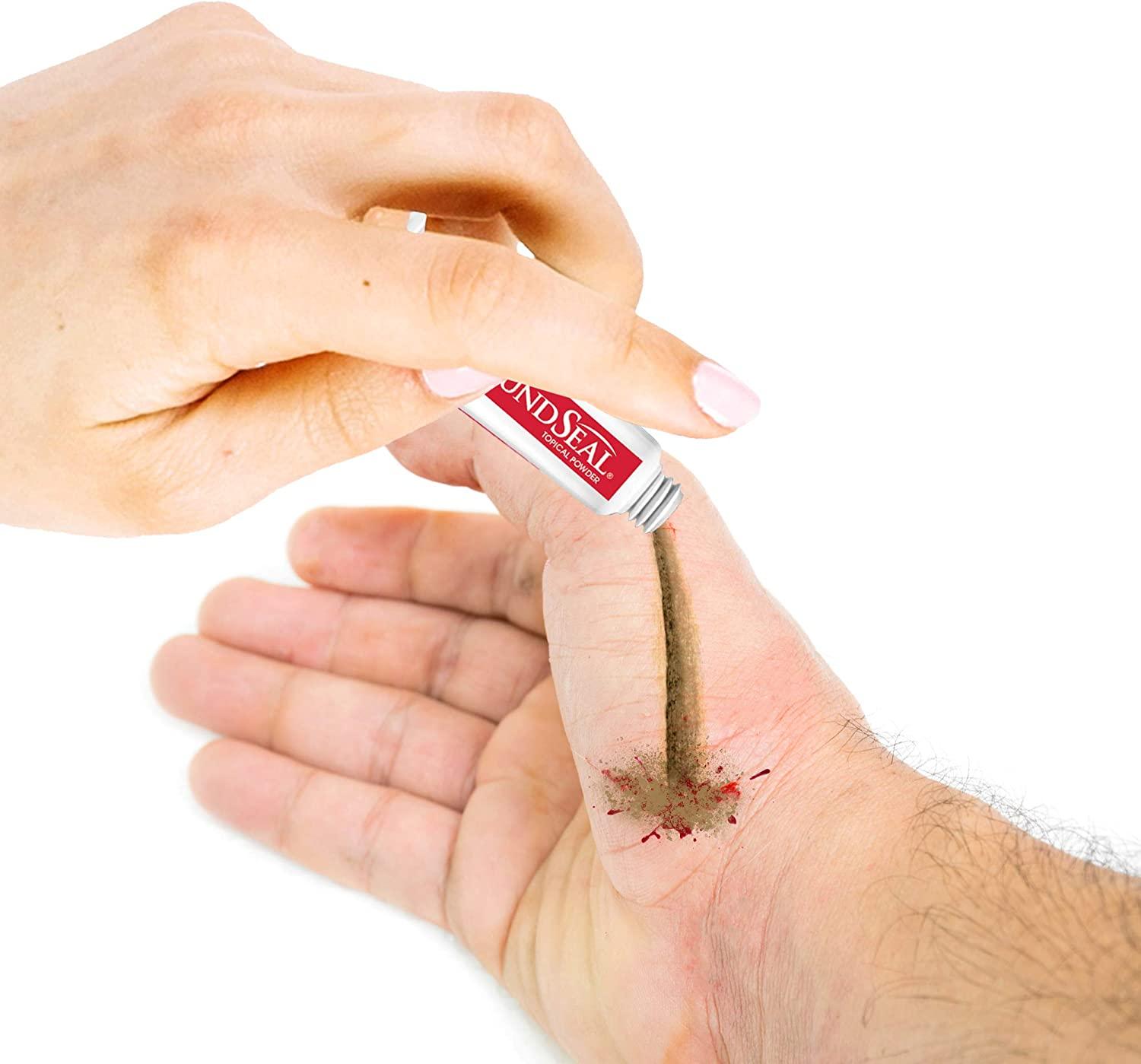 WoundSeal Powder 4 Pack - Stop Bleeding Fast for Cuts, Scrapes ...