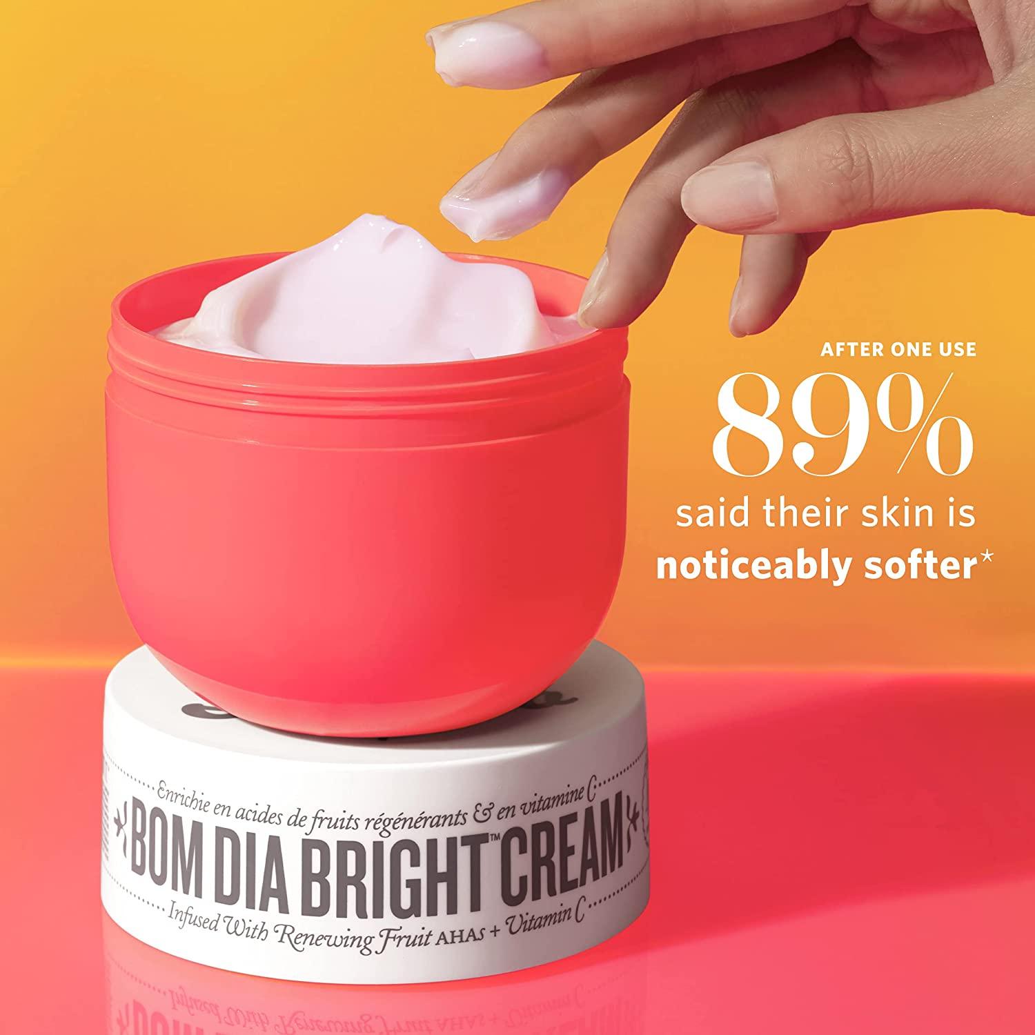 Bom Dia AHA Body Cream - 75mL Visibly Brightening & Smoothing Formula ...