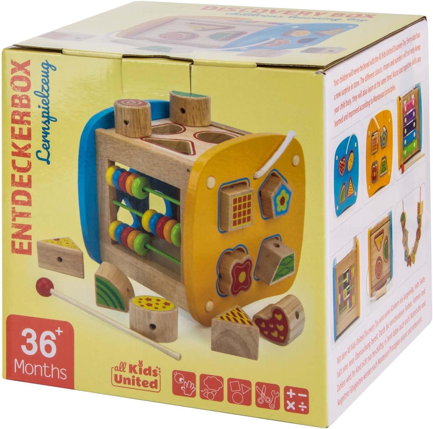 All Kids United Wooden Plug-In Cube Toy | Motor Skills & Design ...