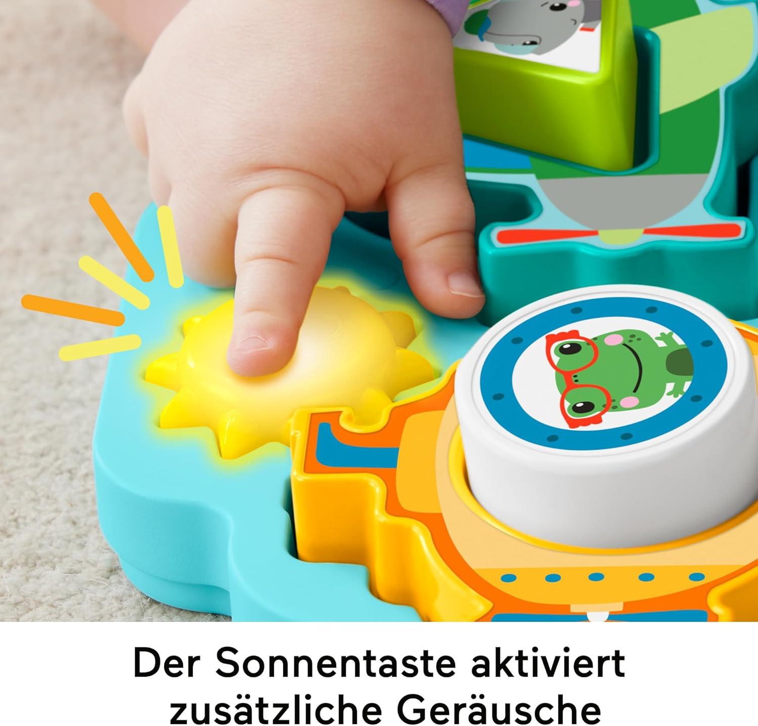 Buy Fisher-Price Vehicle Puzzle - Interactive Form Sorting Toy with 40 ...