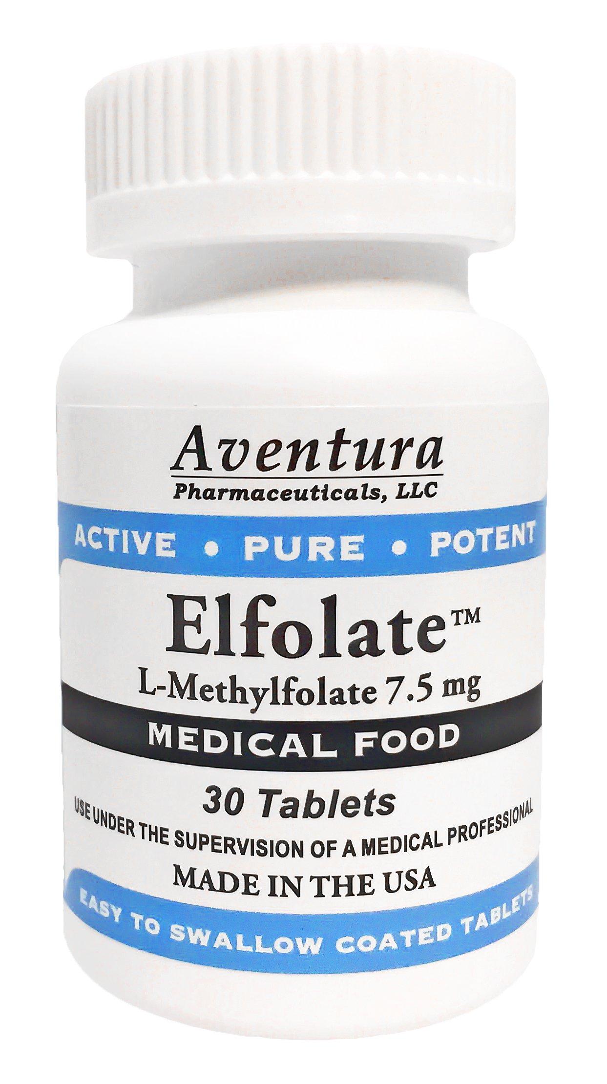 ELFOLATE 7.5mg L-Methylfolate Supplement Doctor Recommended ...