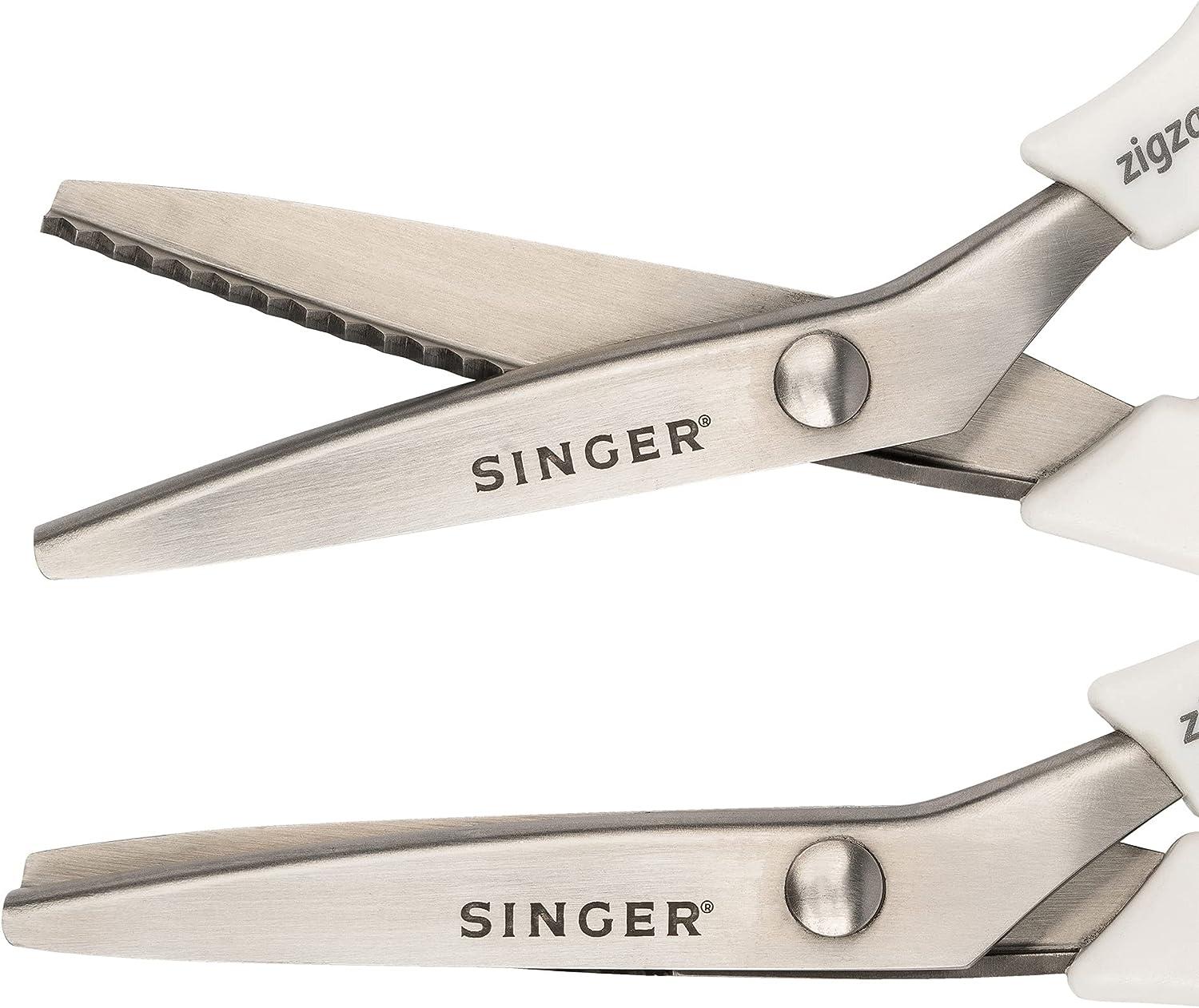 SINGER 9 Pinking Shears - Zig Zag Scissors for Fabric | Buy Now with ...