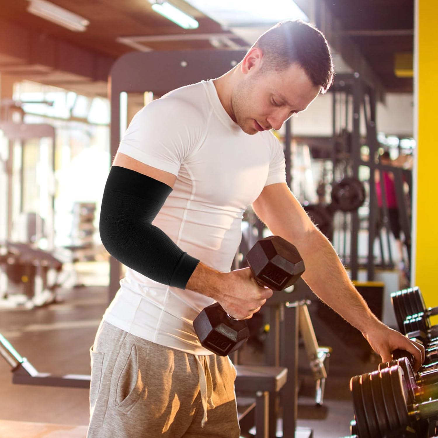 ASTER Compression Arm Sleeves for Men - 2 Pair Sun Protection ...