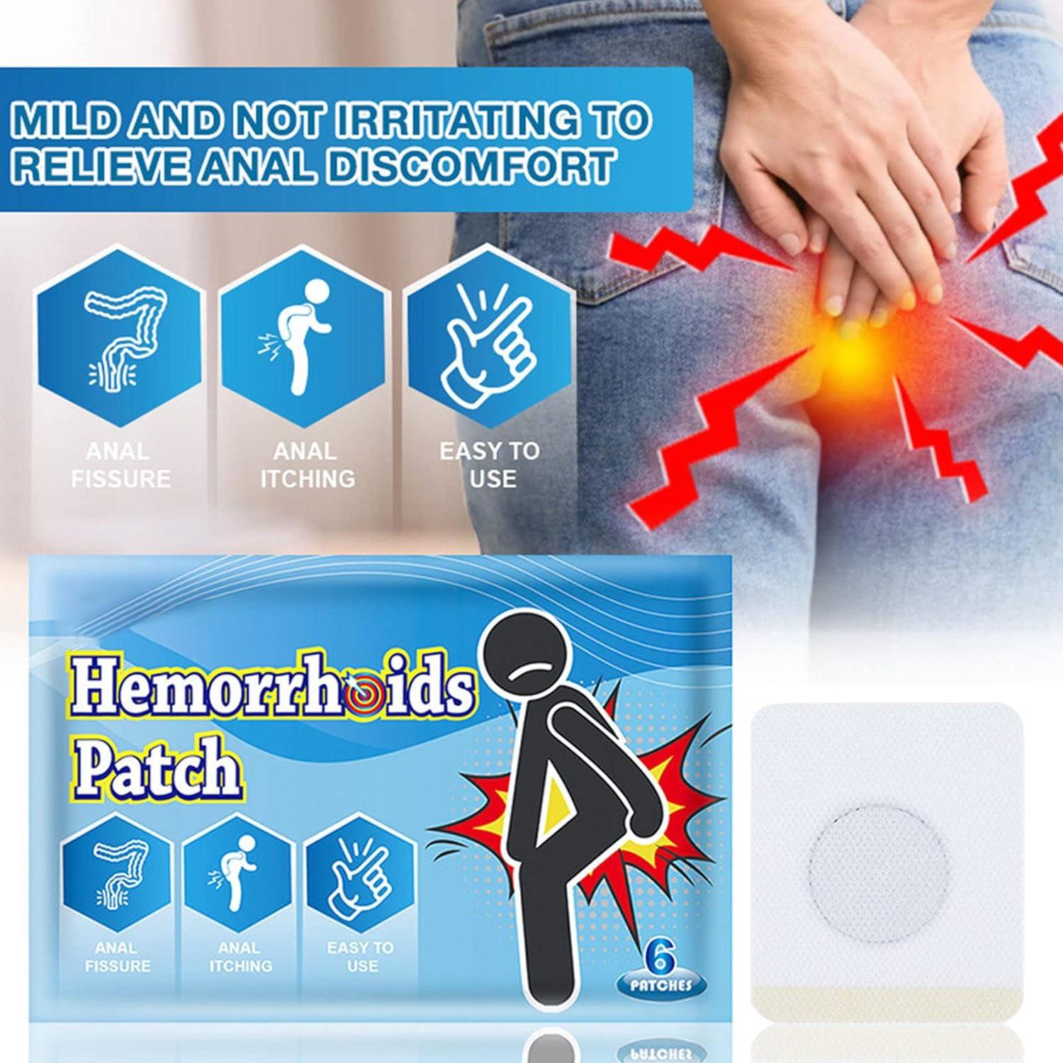 30pcs Hemorrhoid Patch Itch Relief Portable Mild Organic Hemorrhoid ...