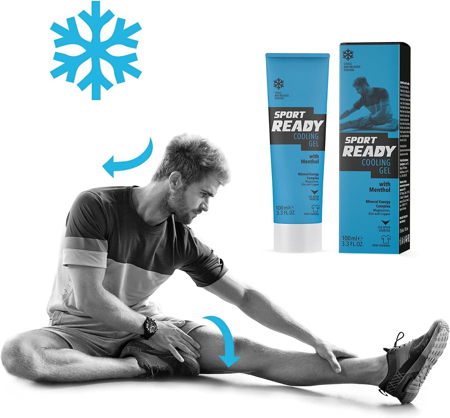 SPORT READY Cooling Gel Non-Staining Muscle Relaxation Gel for Post ...