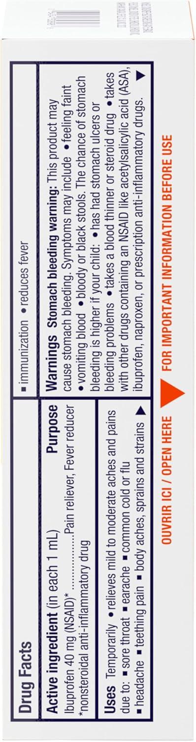 motrin warning label