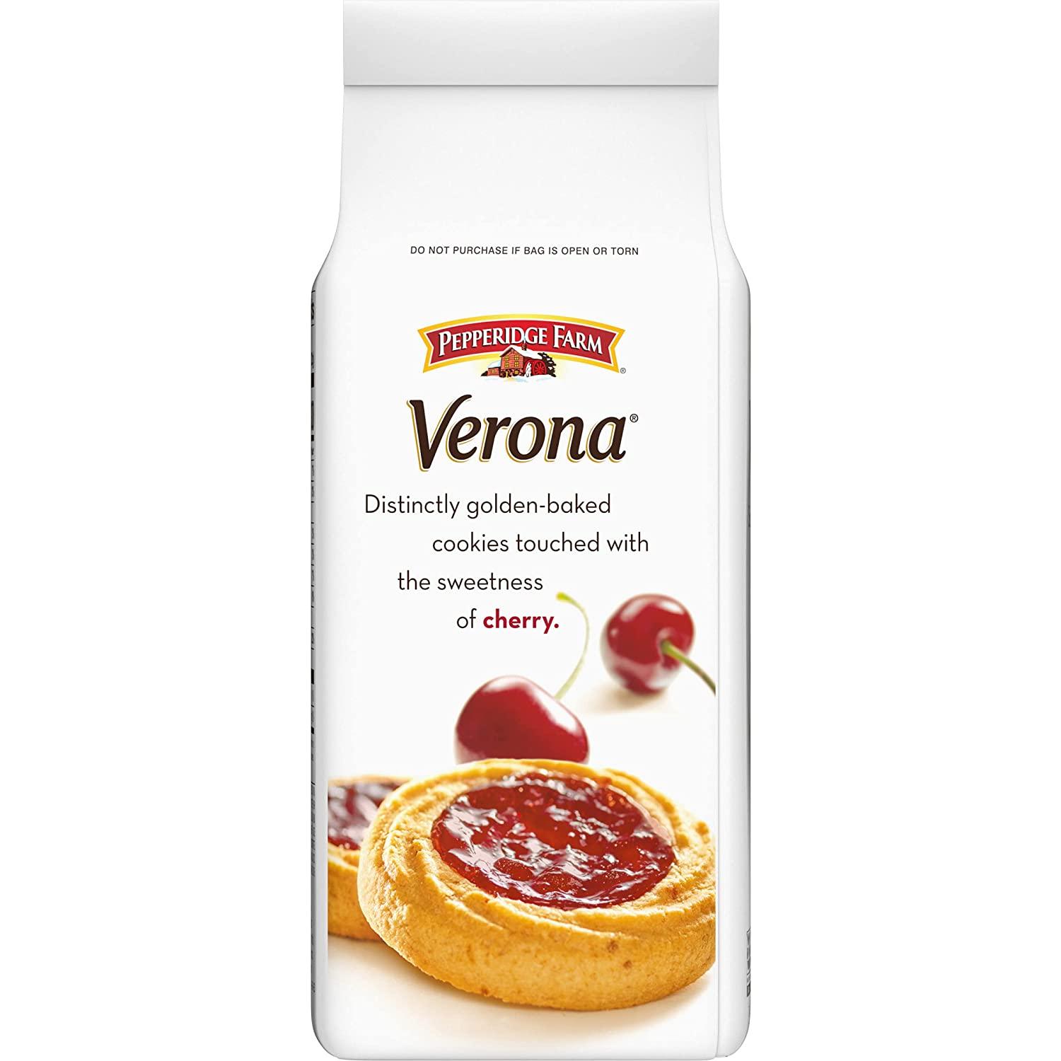 Pepperidge Farm Verona Cherry Thumbprint Cookies 6.75 oz. - Delicious ...