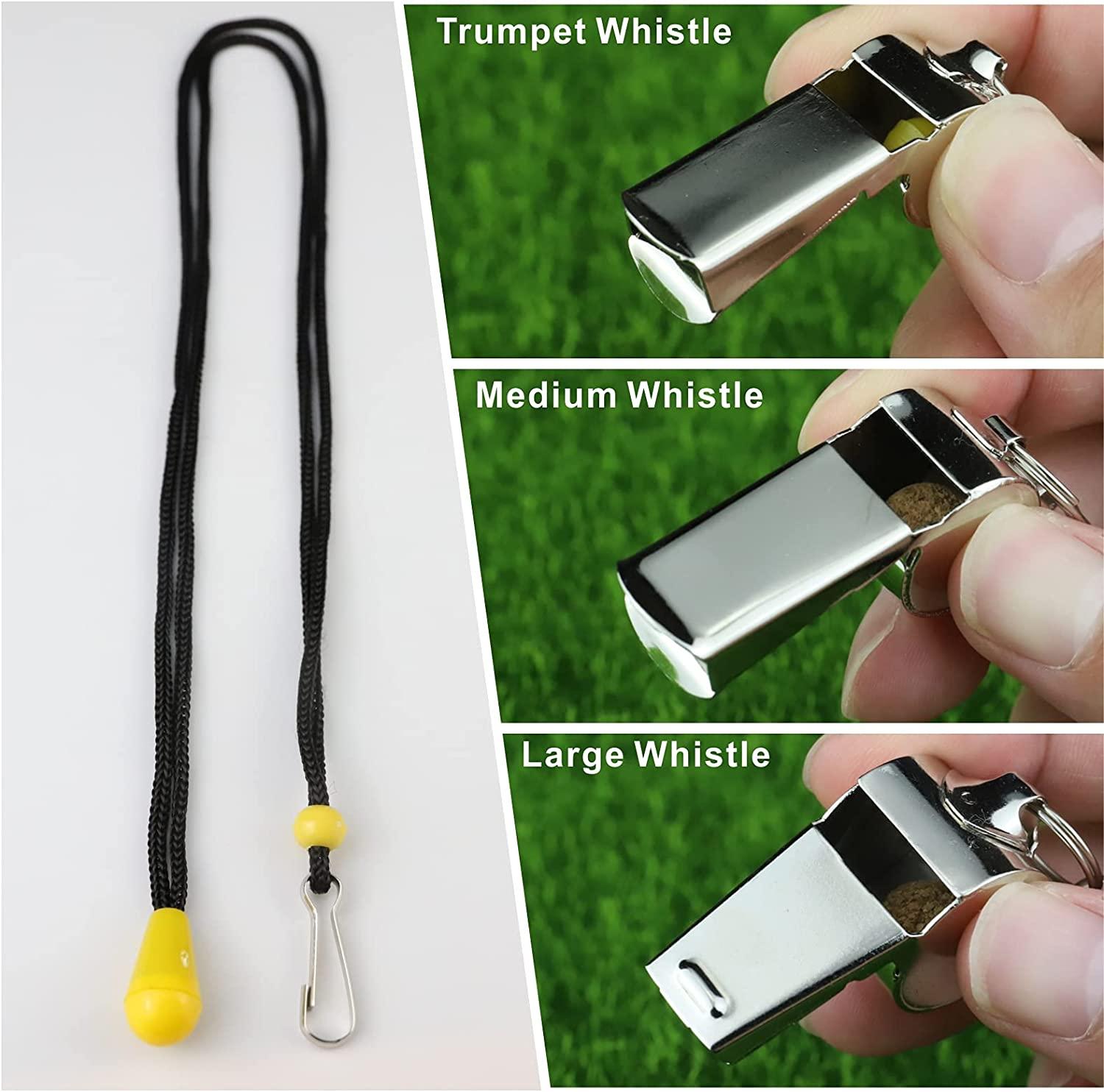 AMBITIONJUMP Coach Whistle with Lanyard - Multi-Purpose Sports, Referee ...