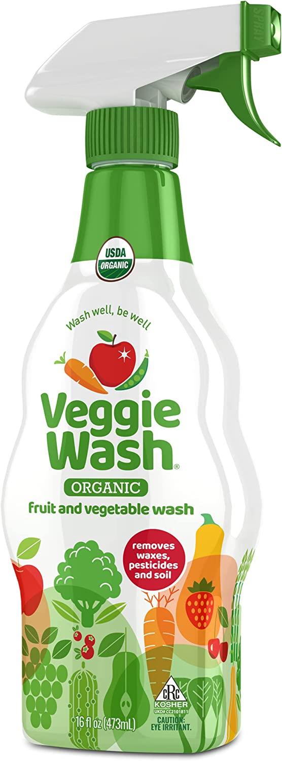 Organic Veggie Wash â€“ 16 oz Fruit & Vegetable Cleaner for Safe ...