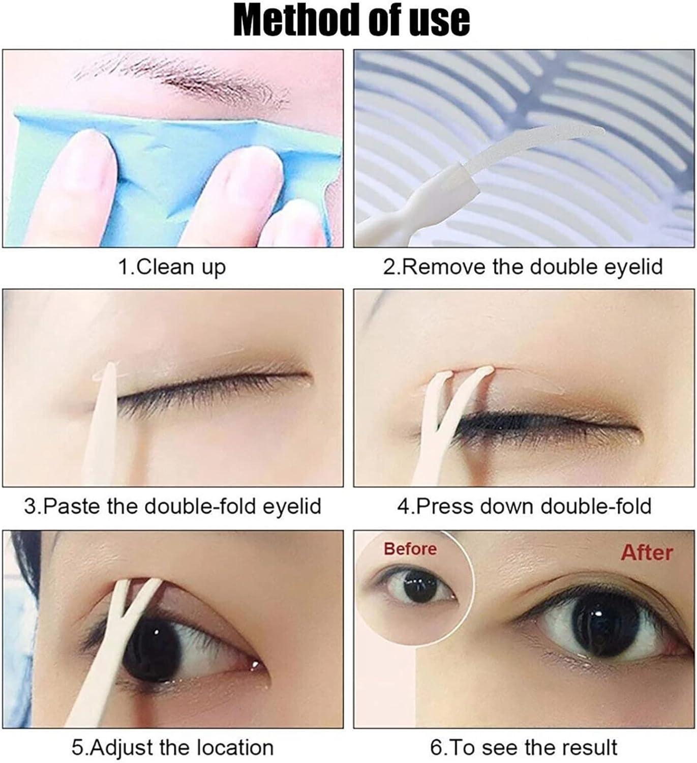 360pcs Double Eyelid Stickers Instant Eyelid Stickers for Droopy Hooded ...