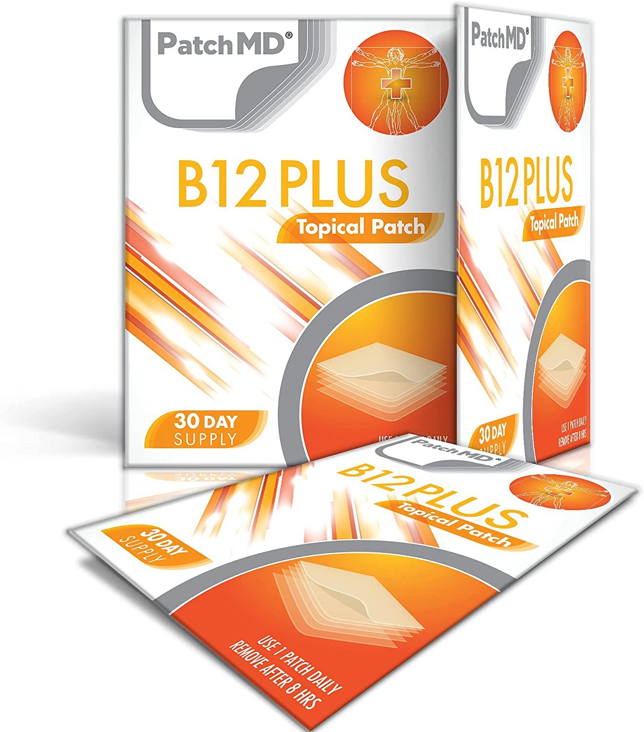 PatchMD B12 Energy Plus Patches - 30 Patches | Boost Energy Levels | Buy Now with Express ...