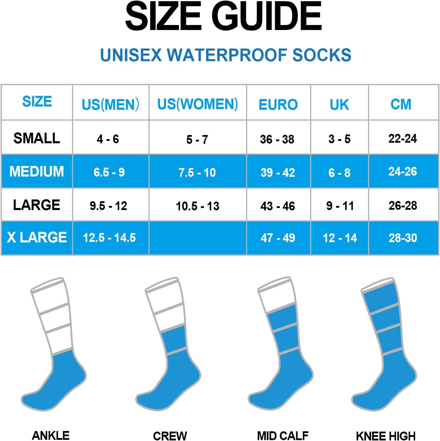 DexShell Coolmax Waterproof Breathable Socks - Aqua Blue (Medium) | Coolvent Technology for Men ...