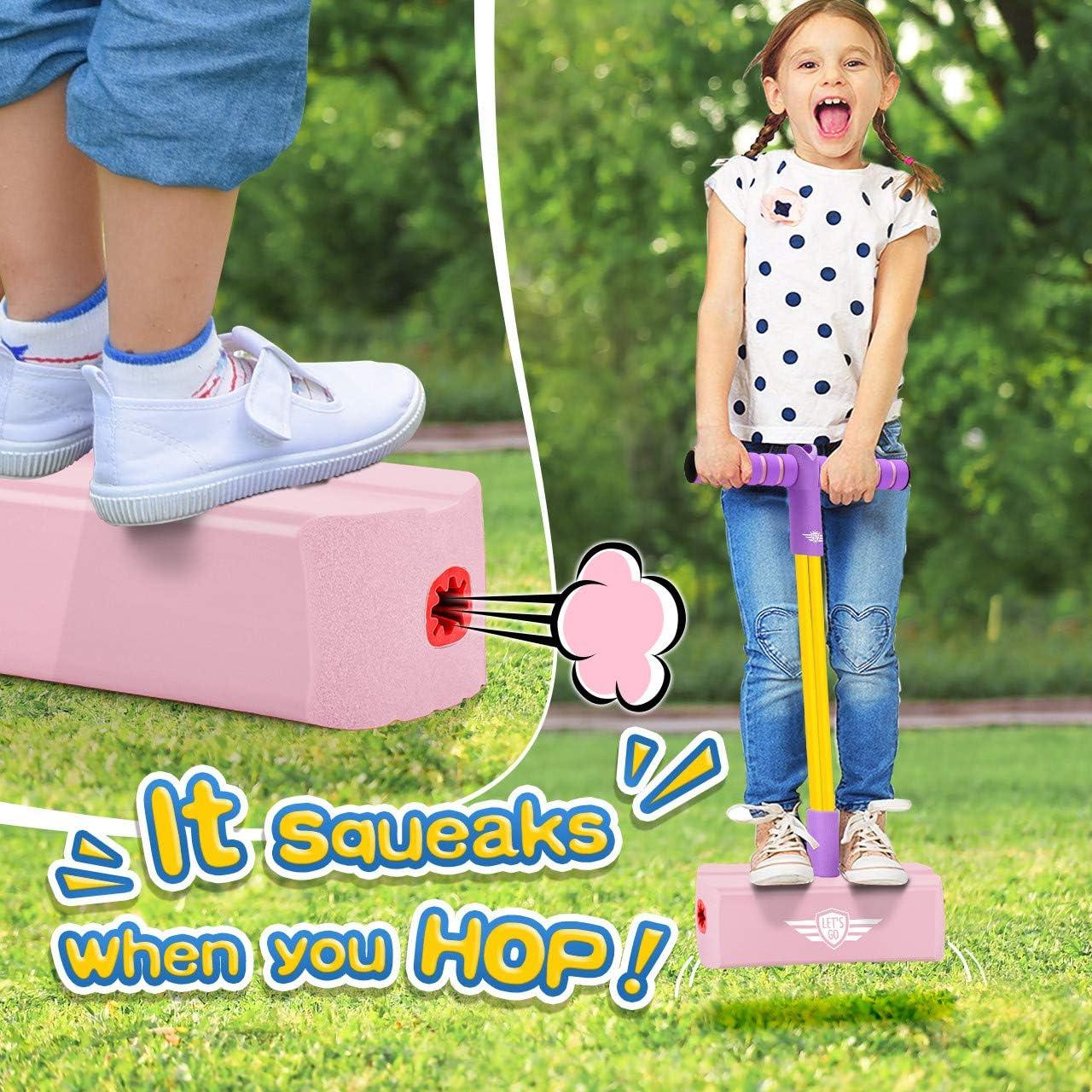 Superwinky Pink Pogo Stick for Kids Age 3-12 | Best Gifts for Girls 3 ...
