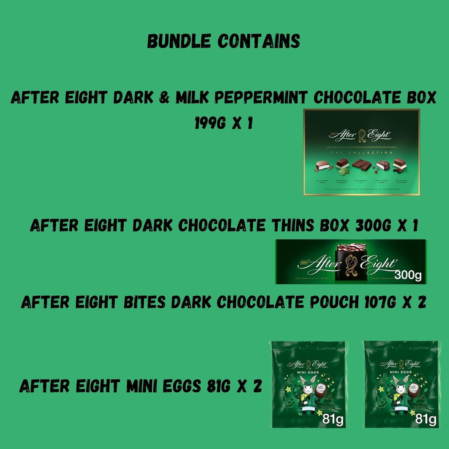 After Eight Gift Set Bundle - Assorted Mints Chocolate Box After Eight ...