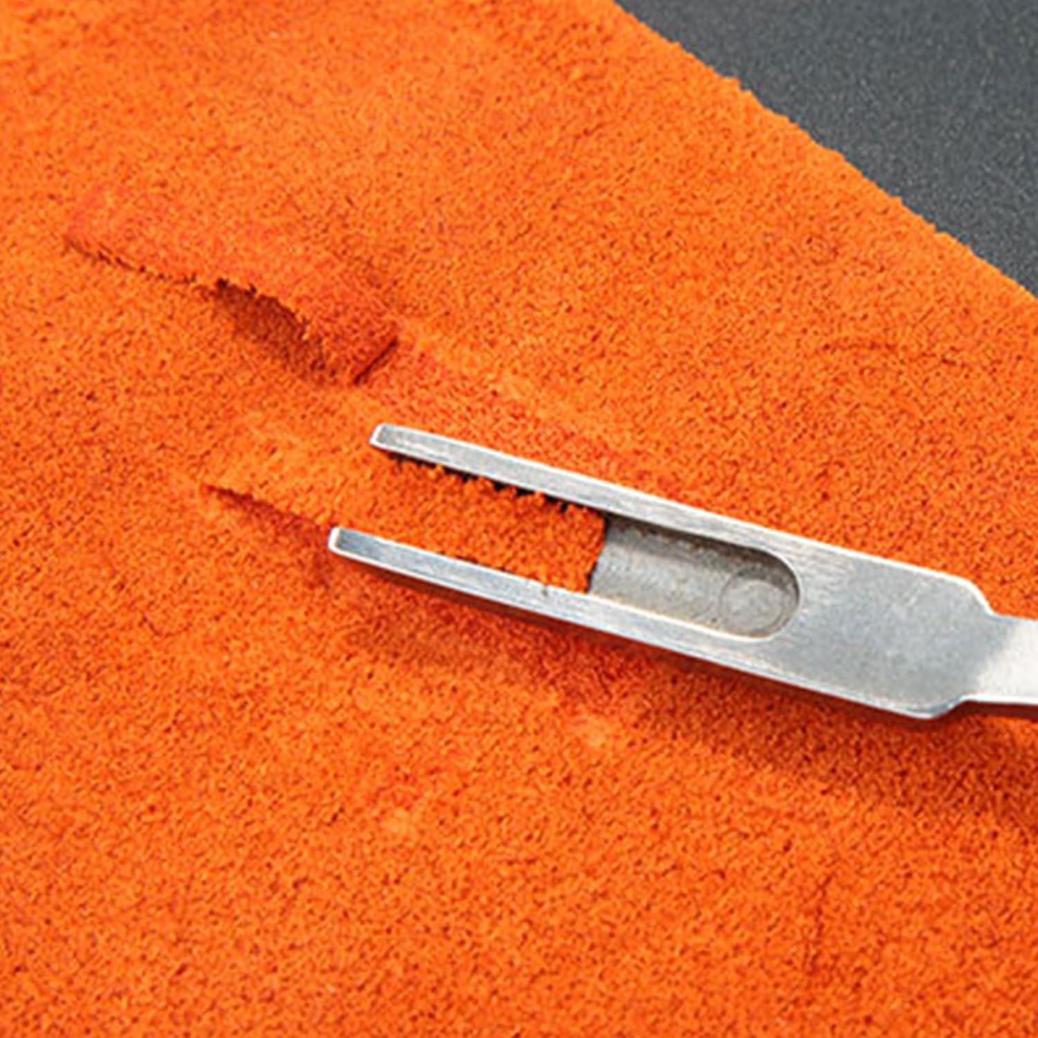 Buy Kieteiik Stainless Steel Leather Edge Scraper | Professional DIY ...