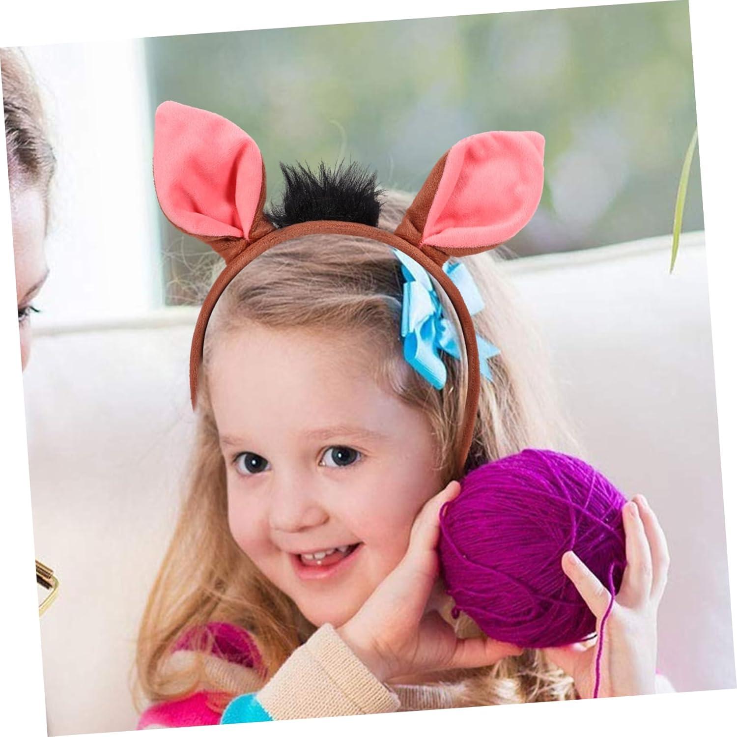 MERRYHAPY Warthog Headband Animal Ear Headband for Cosplay Ear Headband ...
