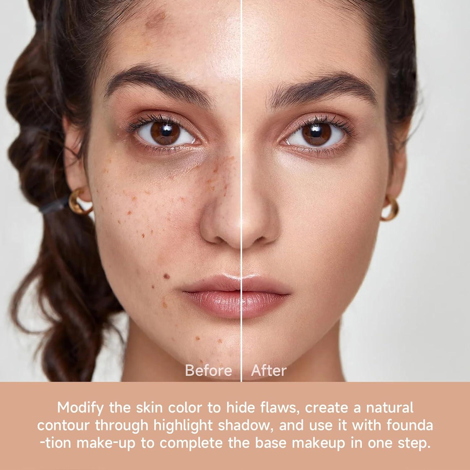 8-Color Professional Contour Palette & Brush Set by MKNZOME | Full ...