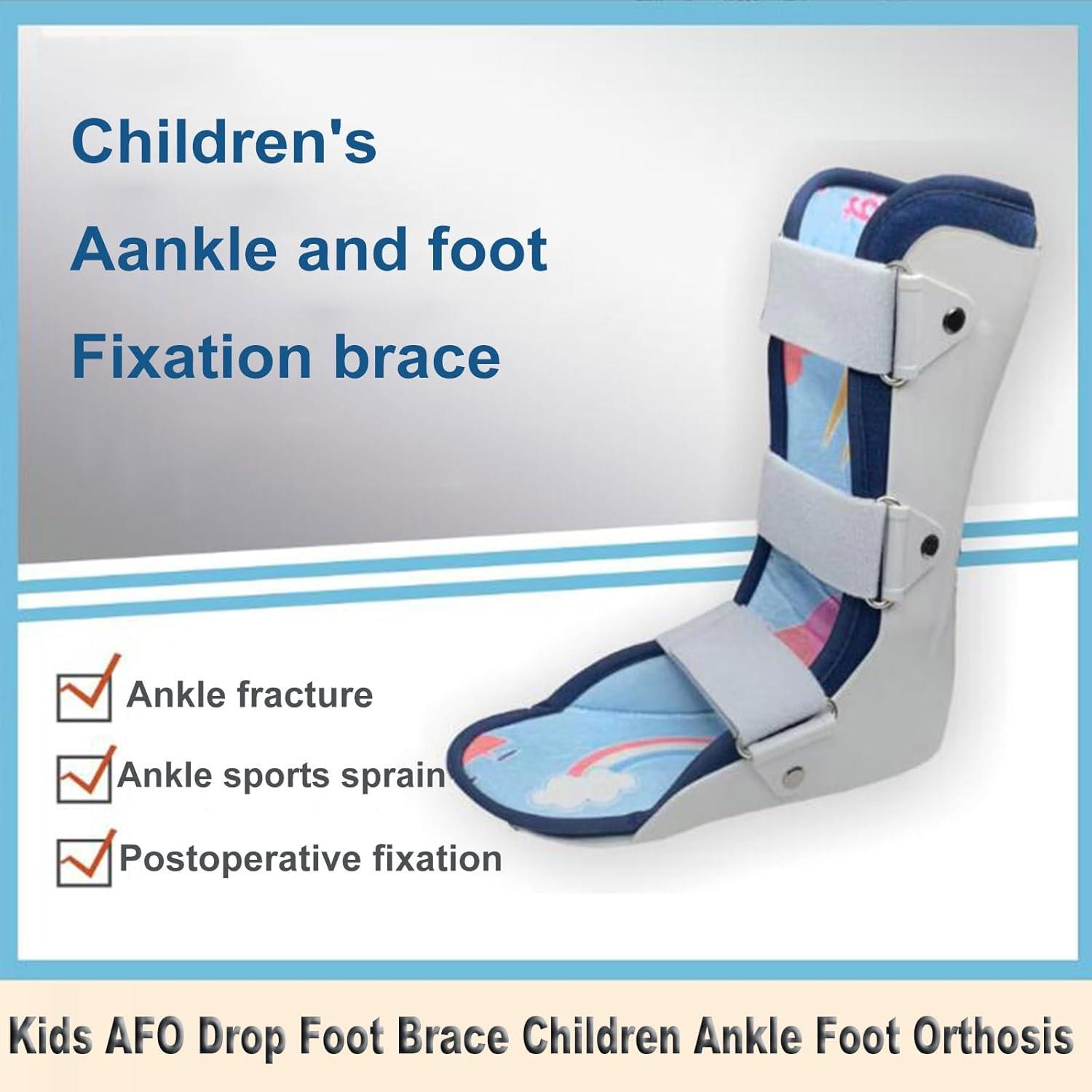 SFKLYU Kids AFO Drop Foot Brace - Ankle Foot Orthosis Night Splint for ...