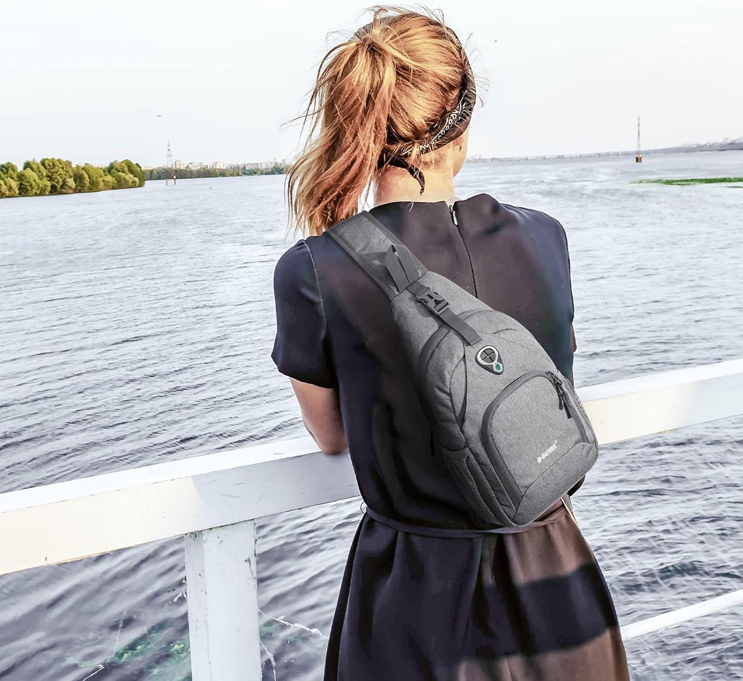 G4Free RFID Sling Bag Crossbody Sling Backpack Small Chest Shoulder ...