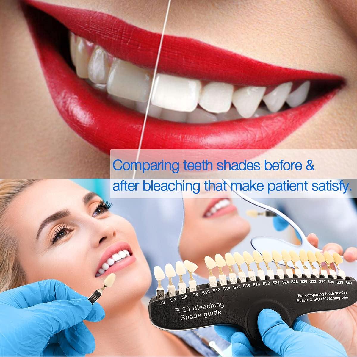 Annwah Dental Teeth Shade Guide Professional Porcelain 3d R 20 Tooth