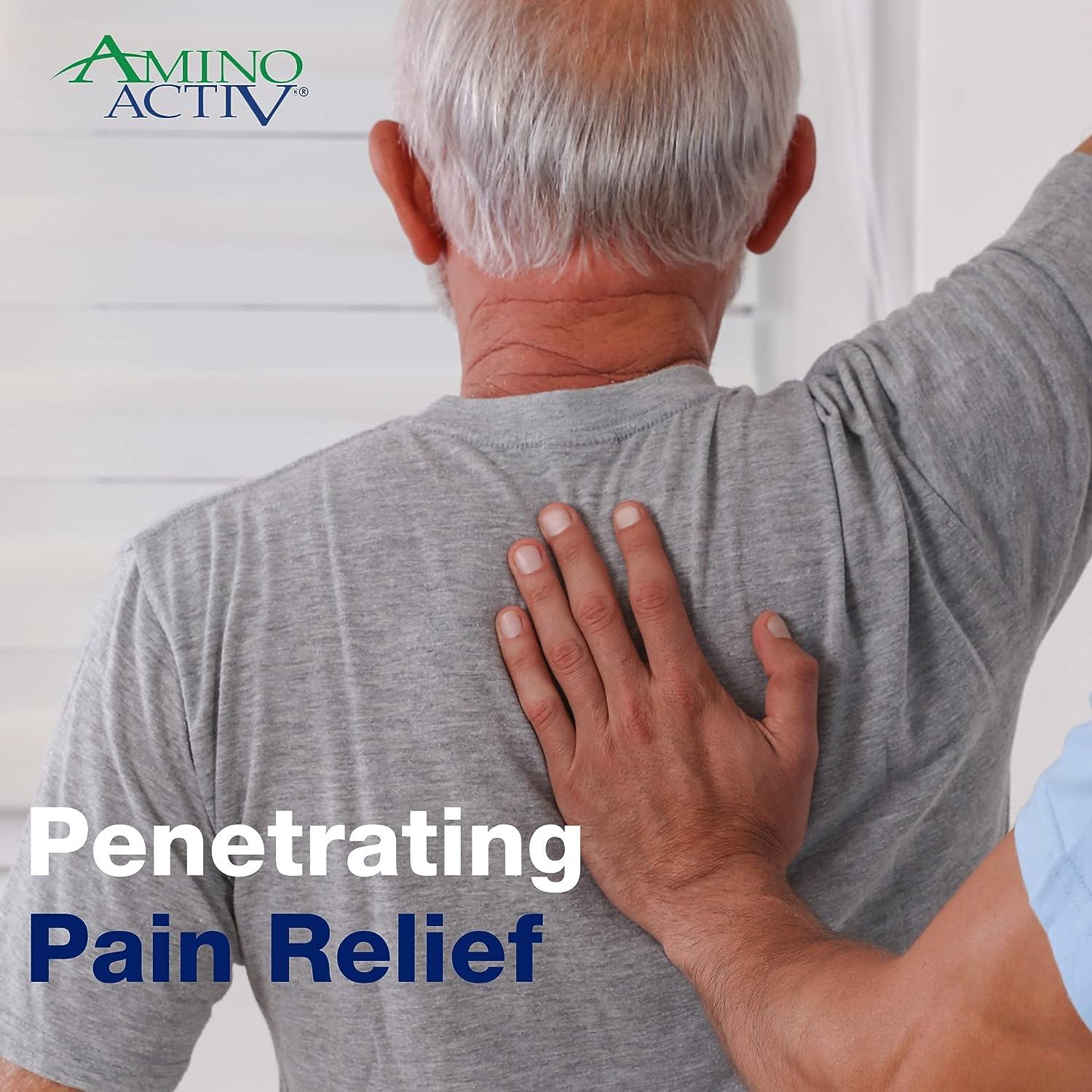 Amino Activ Topical Cream: Pain Relief for Muscles & Joints | 2.75fl oz ...