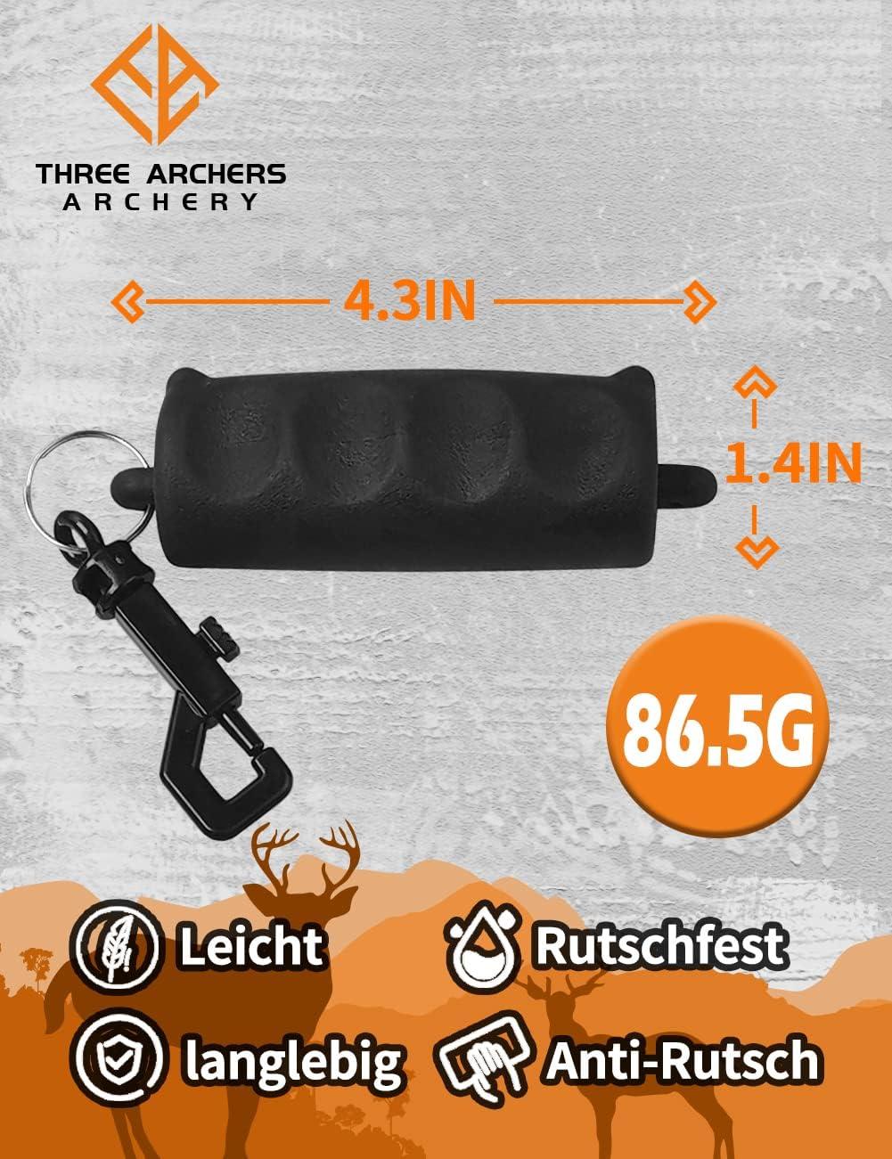Three Archers Arrow Puller - 2-Piece Rubber Arrow Pulp with Belt Clip ...