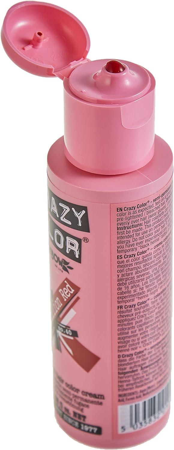 Renbow Crazy Color Vermillion Red Semi-Permanent Hair Dye 100ml - Pack ...