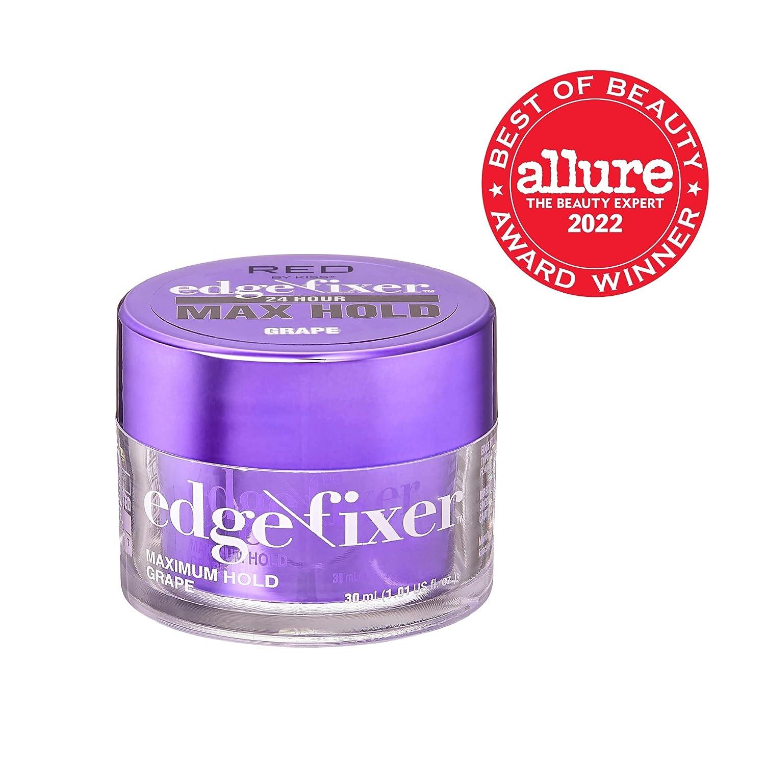 Red by Kiss Edge Fixer 24 Hour Maximum Hold Edge Wax with Biotin B7 ...