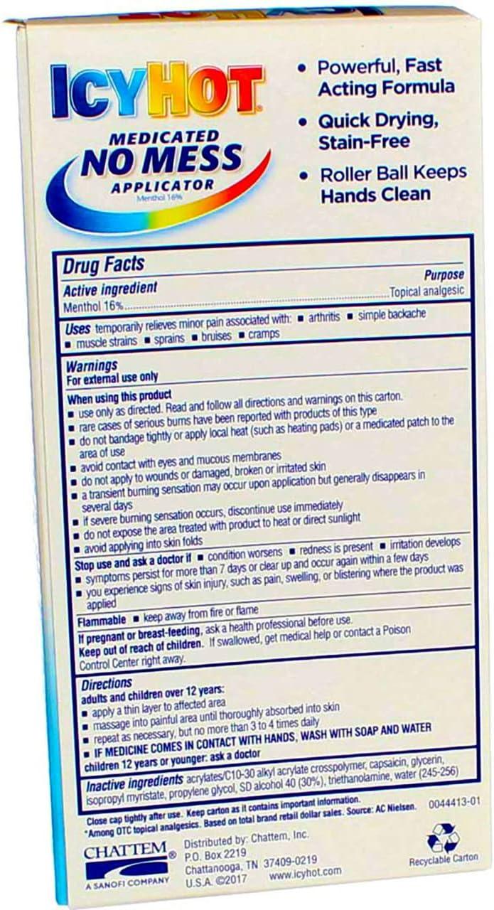 Icy Hot Pain Relieving Liquid Maximum Strength 2.5oz | Fast-Acting ...