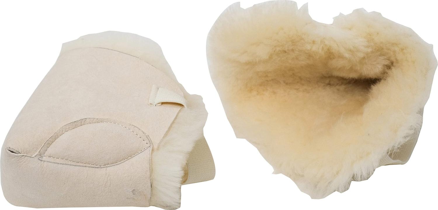 Natural Sheepskin Heel Protectors - Set of 2 | Medical Grade Heel ...