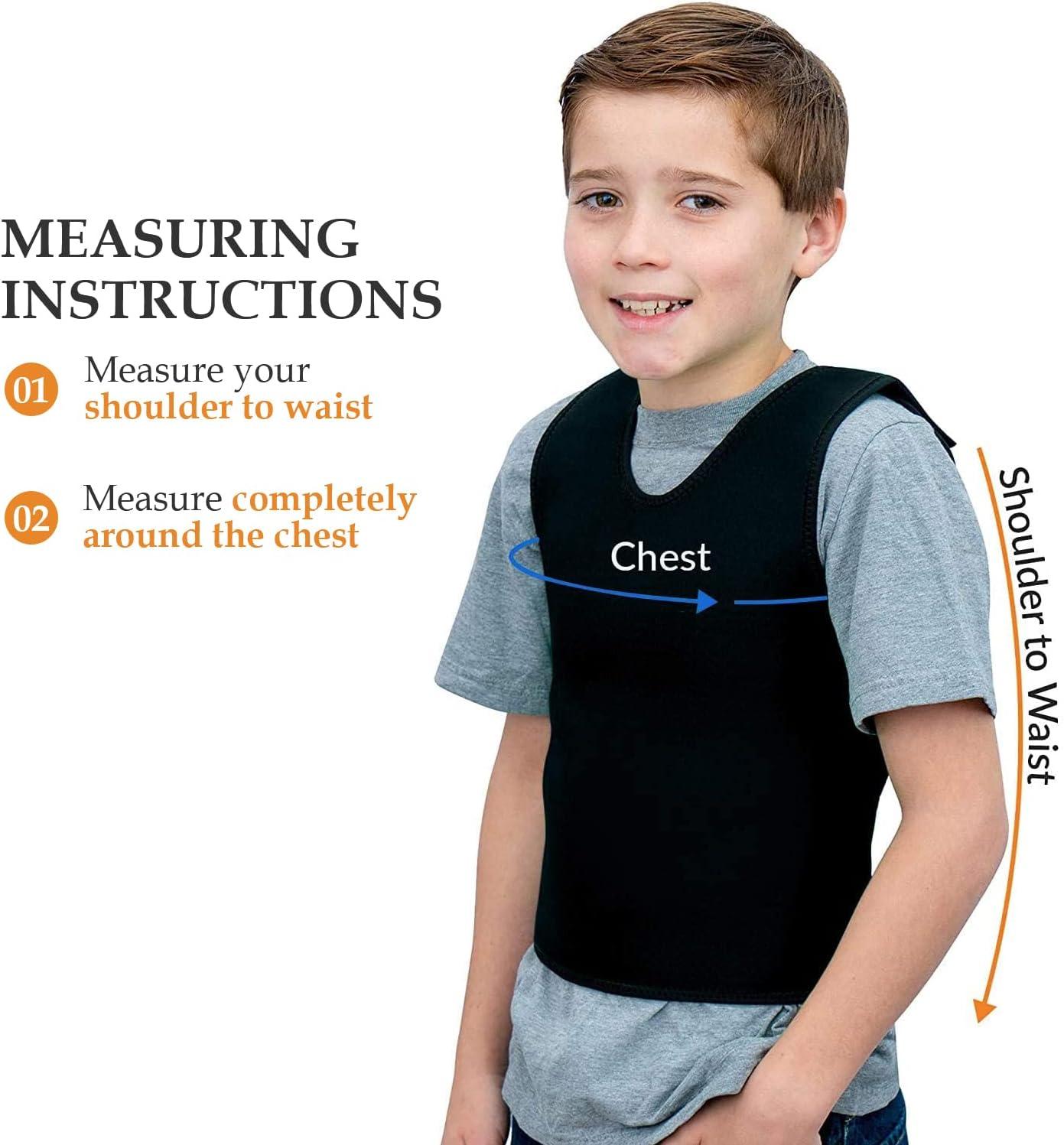 Sensory Compression Vest for Autism & Hyperactivity - Form-Fitting ...