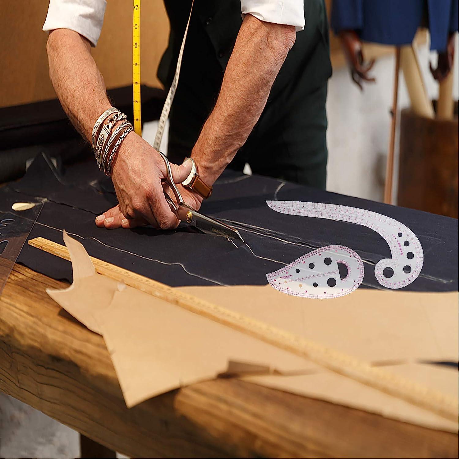 Sunenlyst Plastic French Curve Ruler Set - 4 Styles for Designers and ...