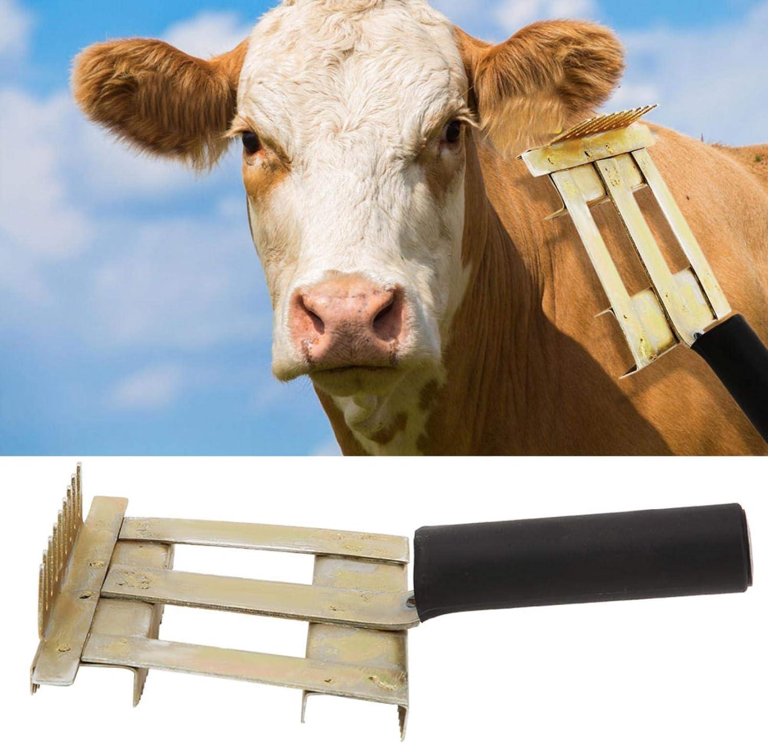 Agatige Livestock Shedding Comb for Cattle Grooming - Dematting and ...