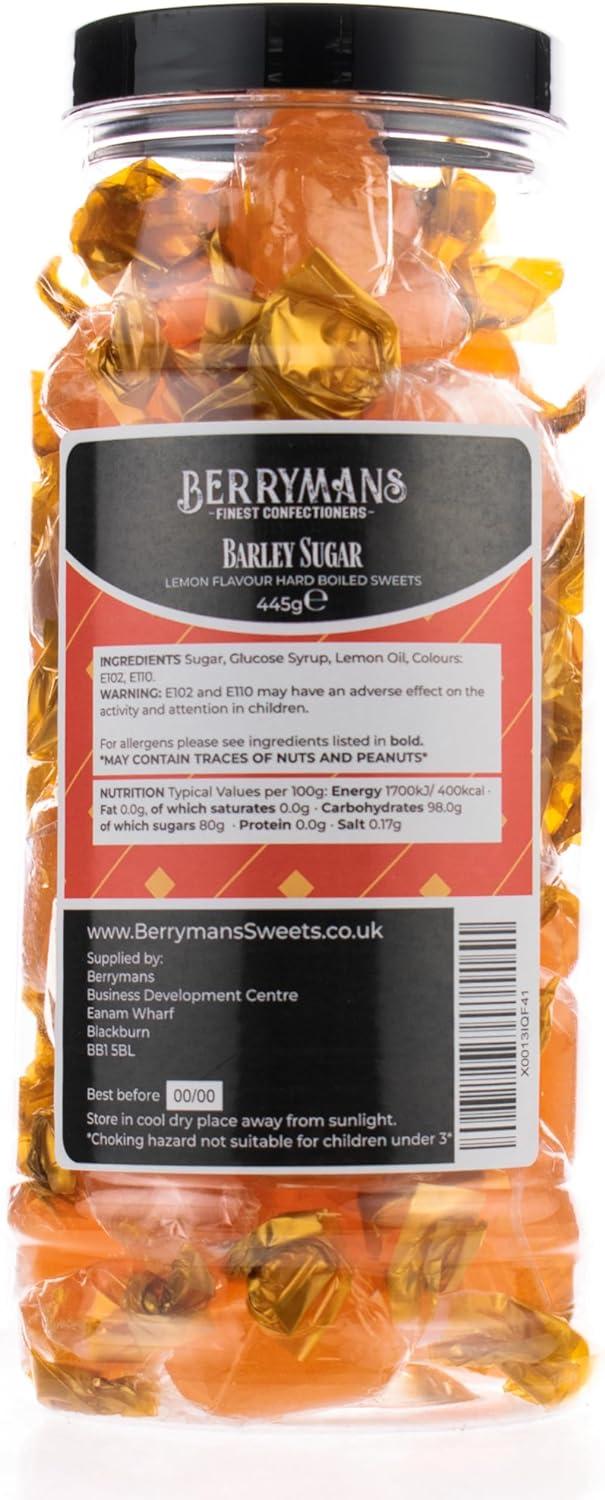 Original Barley Sugar Retro Boiled Sweets Gift Jar by Berrymans Sweet ...