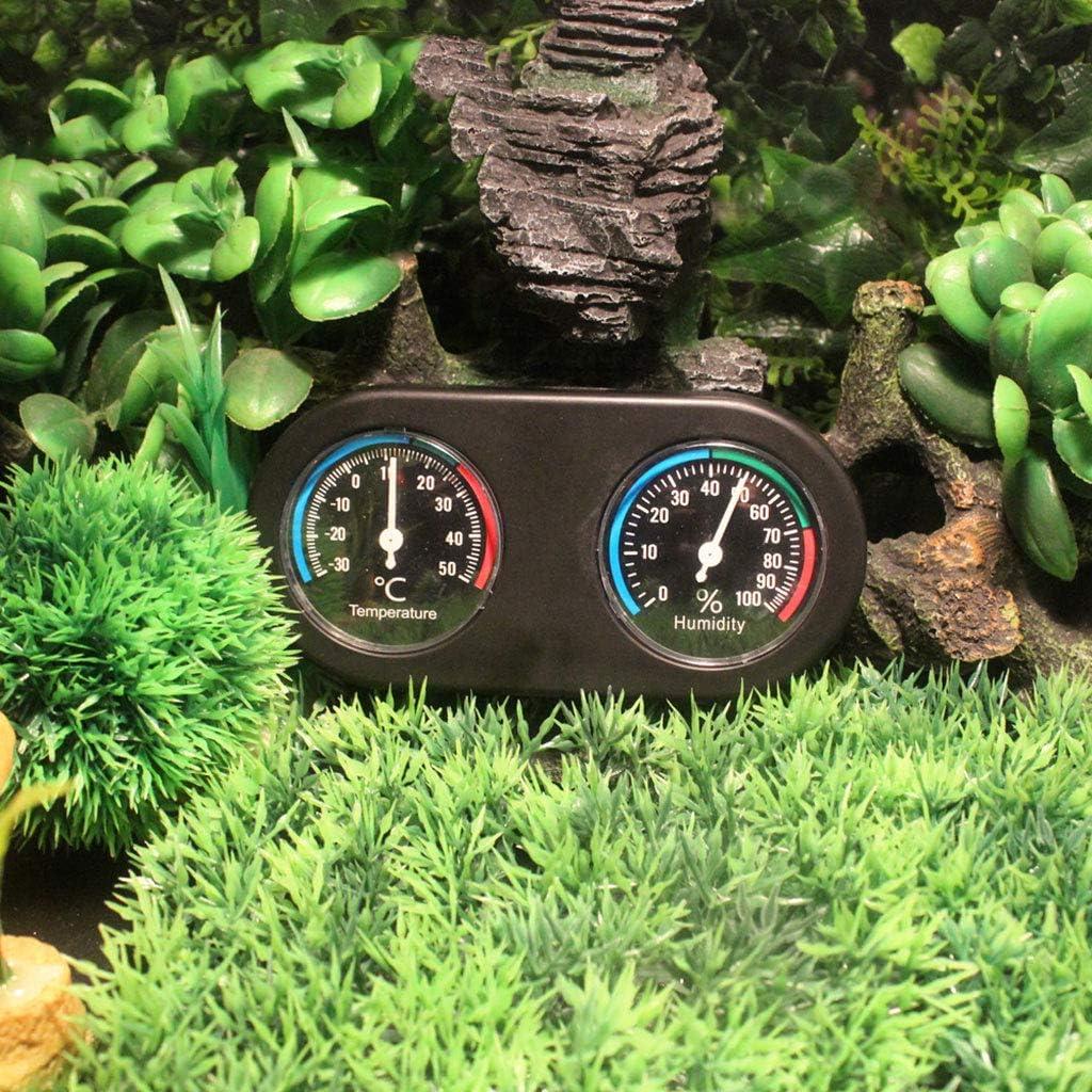 siwetg Reptile Tank Thermometer Hygrometer Monitor Temperature and ...